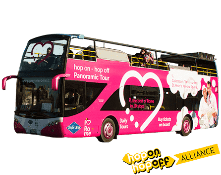 Hop On Hop Off bus services: map & hours | Rome City Tour